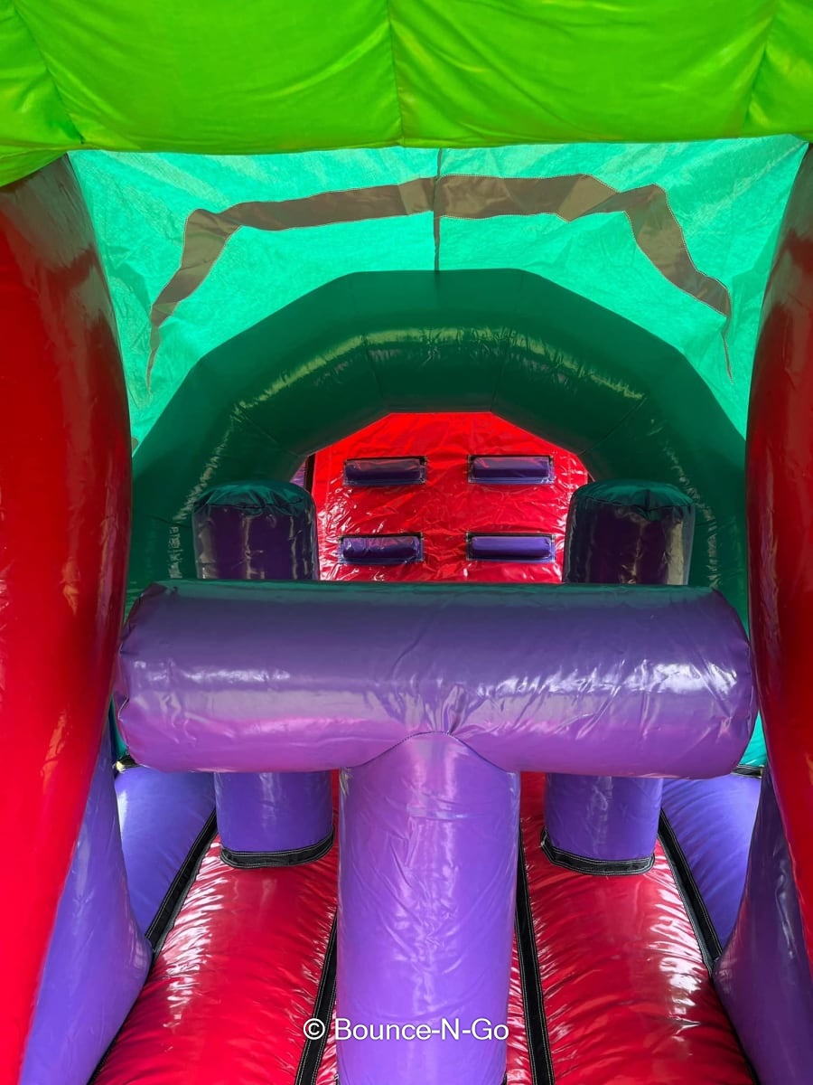 Dinosaur Themed Inflatable Obstacle Course | Obstacle Course Hire