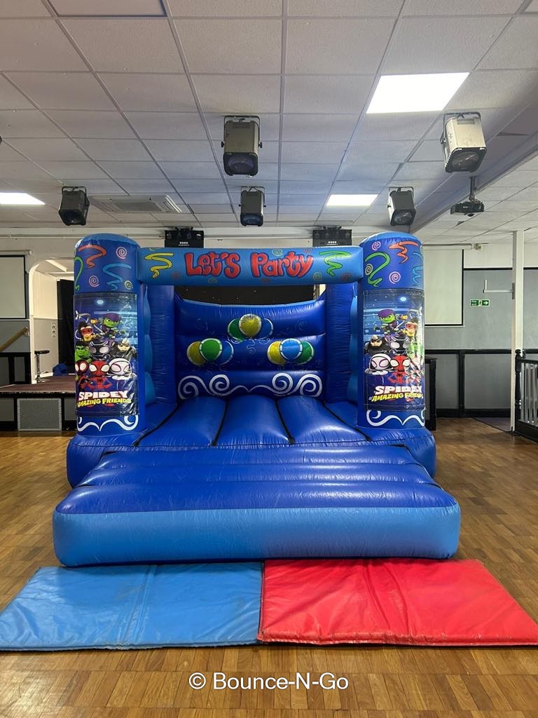 Indoor Spidey & His Amazing Friends Bouncy Castle - Bouncy Castle Hire ...