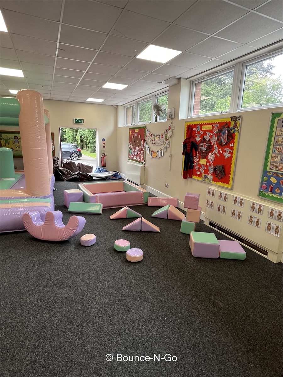 Multi Pastel Soft Play & Bouncy Castle Combo Package (INDOOR ONLY ...