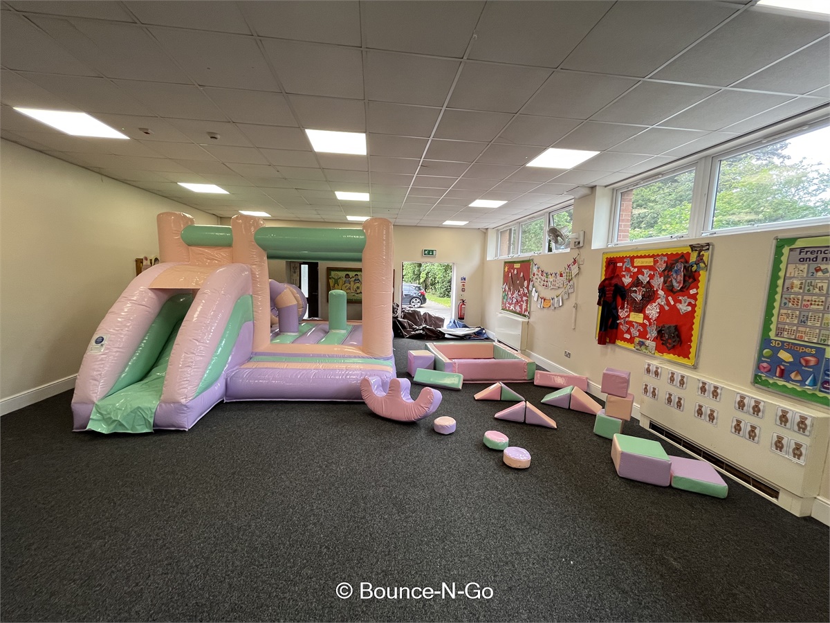 Pastel Bouncy Castle & Soft Play Hire - SJ's Leisure