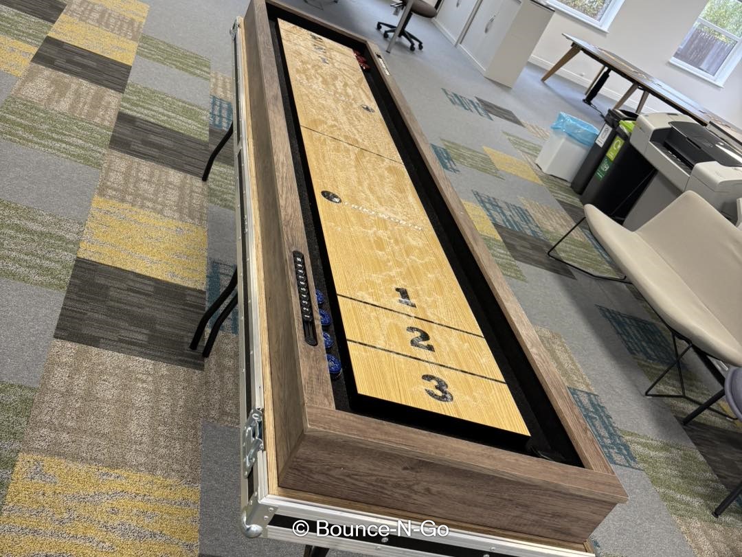 Shuffleboard Table - Bouncy Castle Hire Wigan | Rodeo Bull Hire | Soft ...